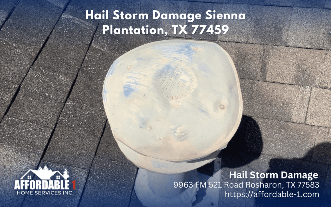 Identifying Hail Damage to Your Roof - Affordable 1 Home Services